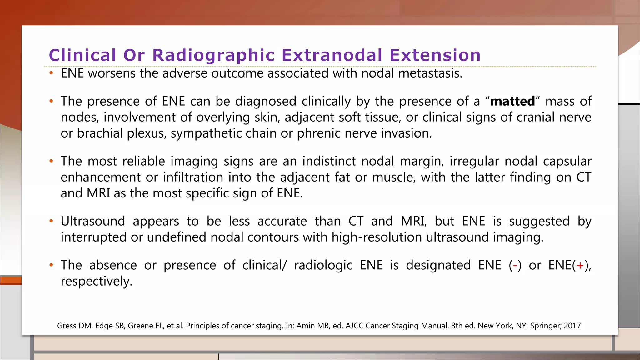 8 th edition TNM classification and significance of depth of invasion ...