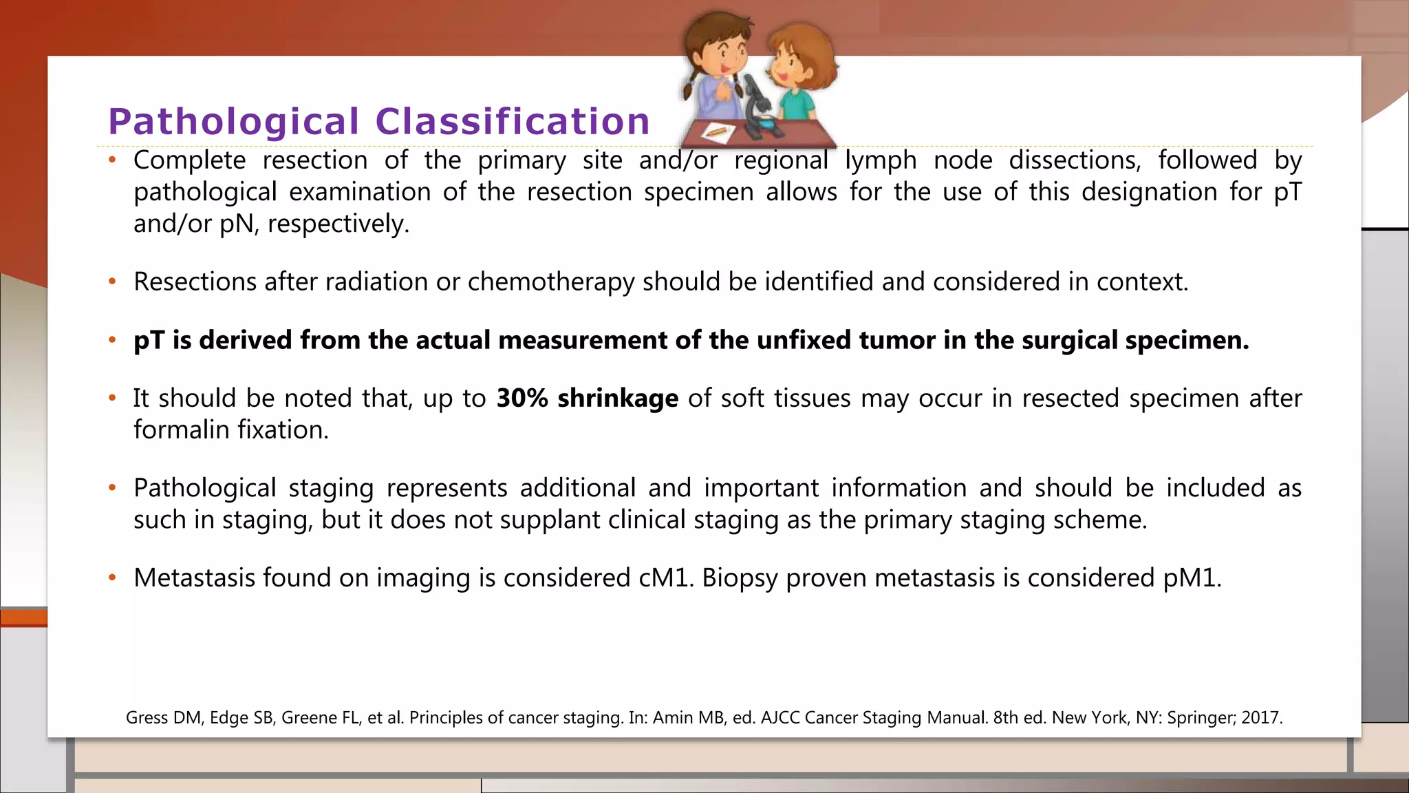 8 th edition TNM classification and significance of depth of invasion ...