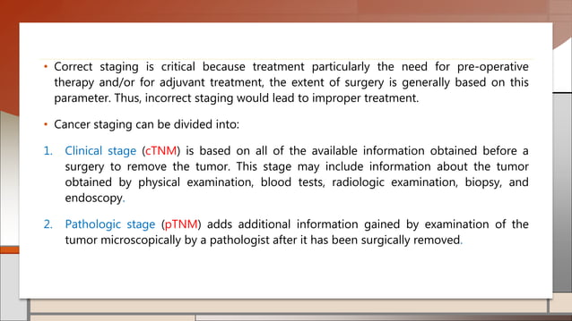8 th edition TNM classification and significance of depth of invasion ...