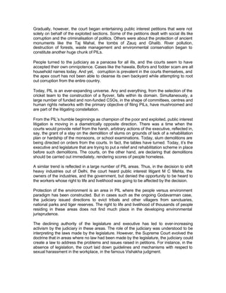 8 the limits of judicial activism infochange | PDF | Political Issues ...