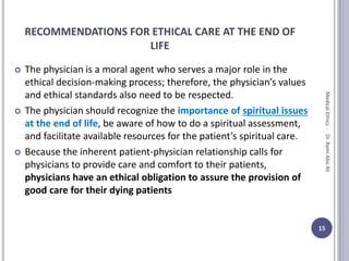 end of life issues | PPTX