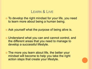 The right mindset | PPTX