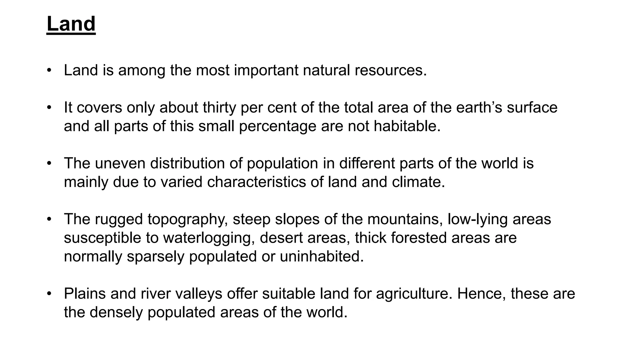8th geography 2.land,soil, water,,natural vegetation... | PDF