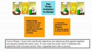 8th grade commas separating coordinate adjectives | PDF