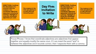 8th grade commas separating coordinate adjectives | PDF