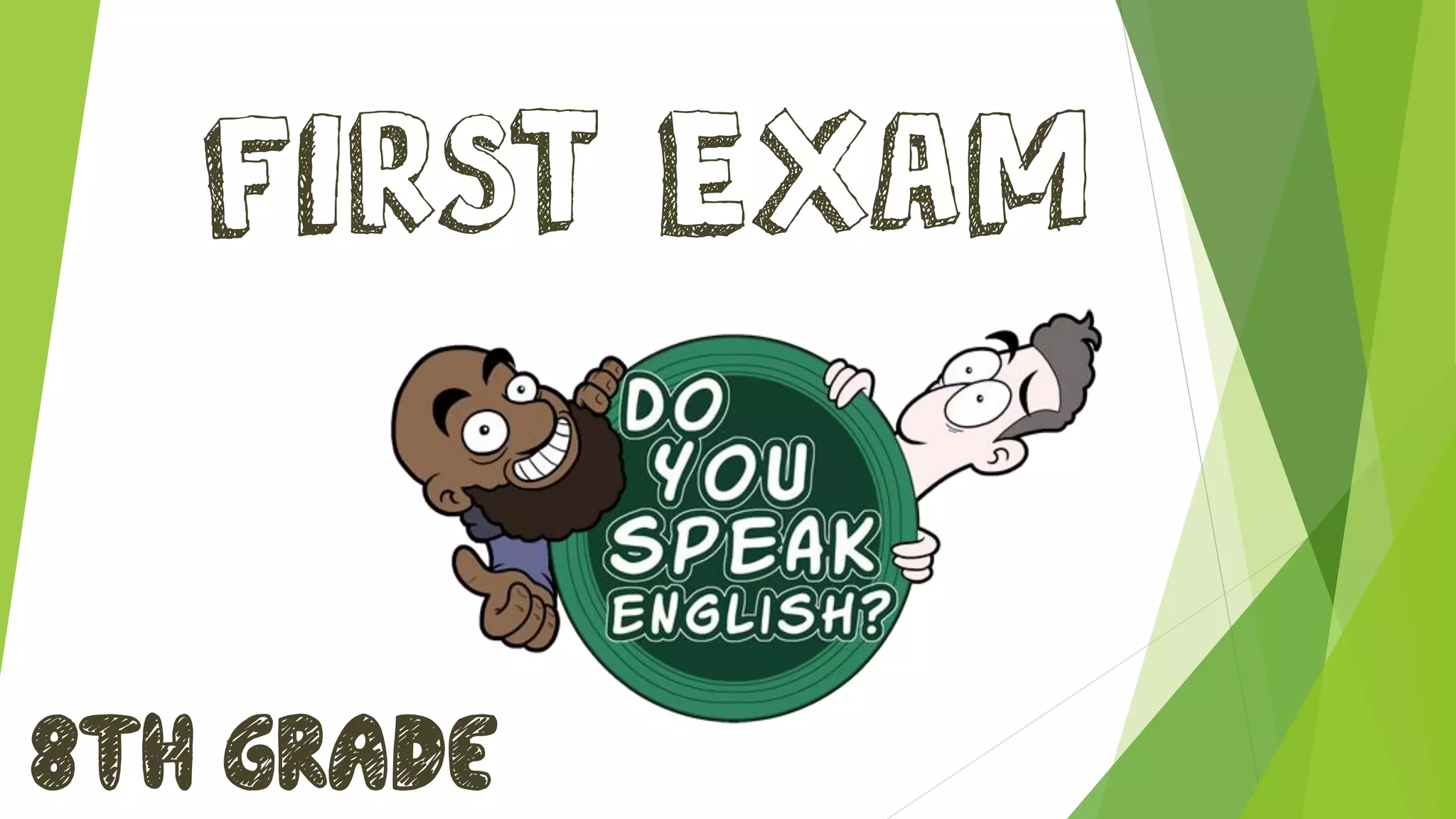 8th grade- First Exam Topics | PDF