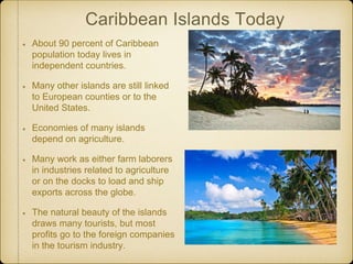 8th grade Geography - Chapter 11 - The Caribbean | PPT
