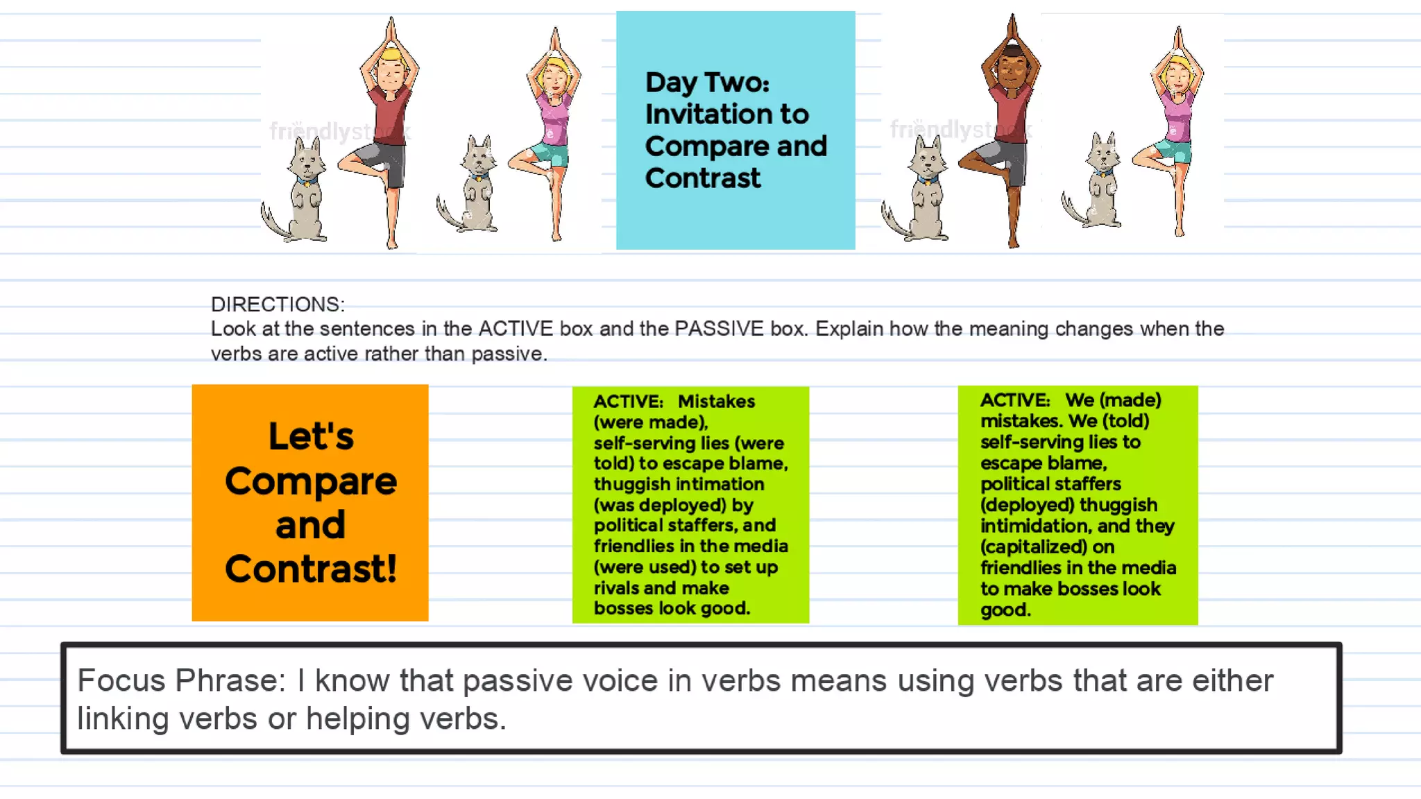 8th grade passive voice in verbs | PDF