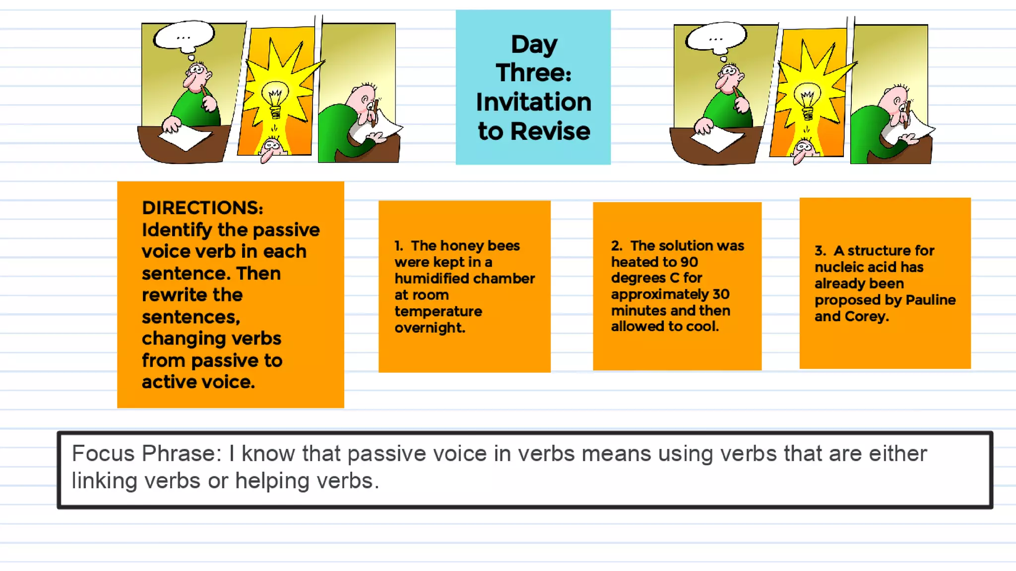 8th grade passive voice in verbs | PDF