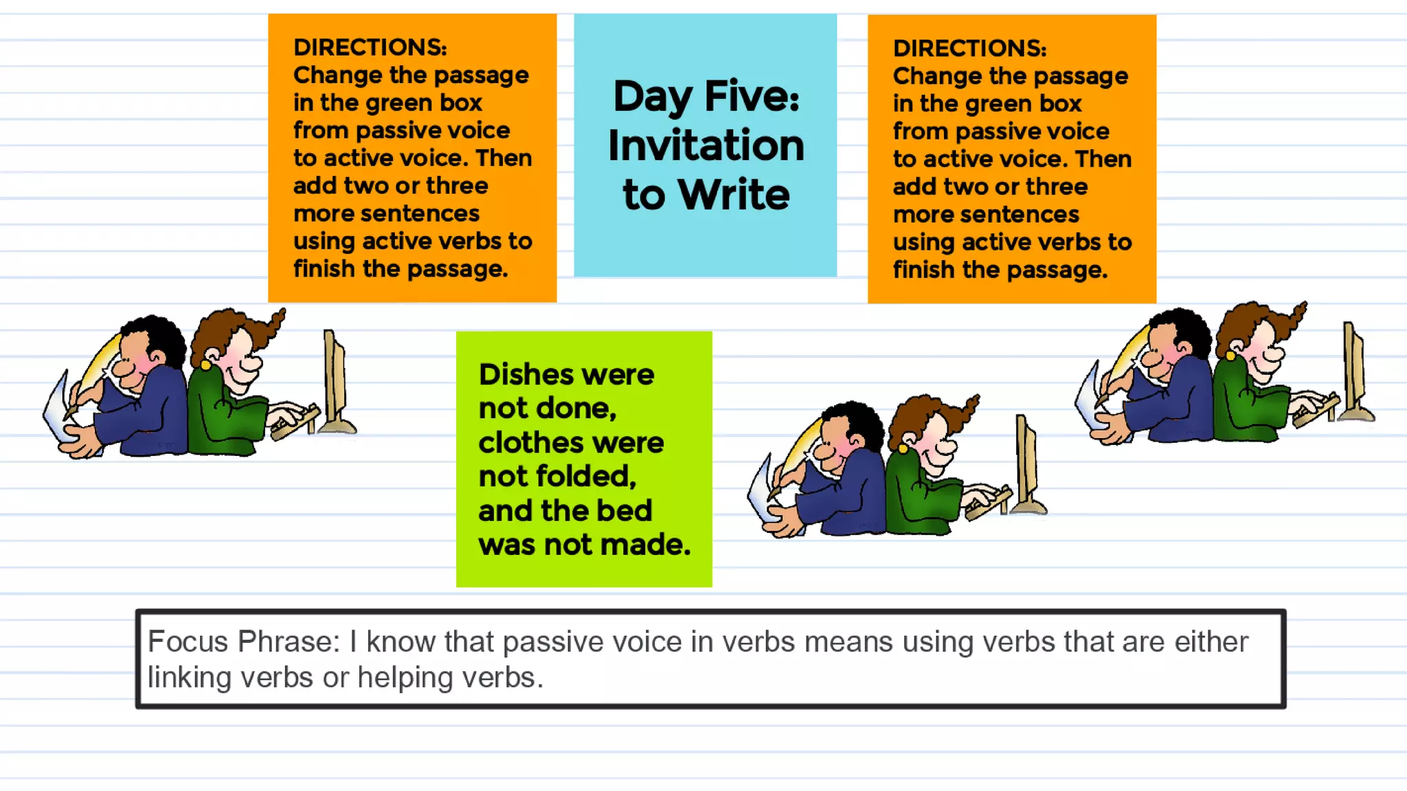 8th grade passive voice in verbs | PDF