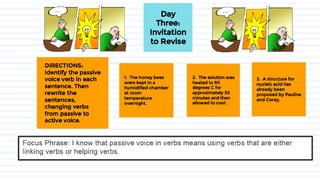 8th grade passive voice in verbs | PDF