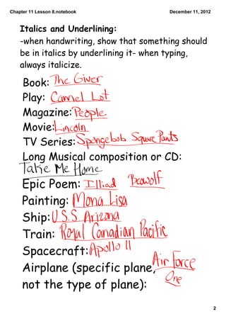8th grade 12 11 lesson | PDF