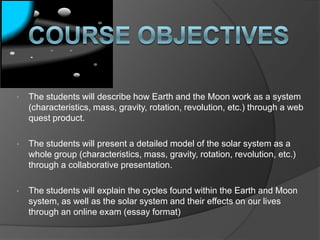 8th grade earth & space science online course | PPT