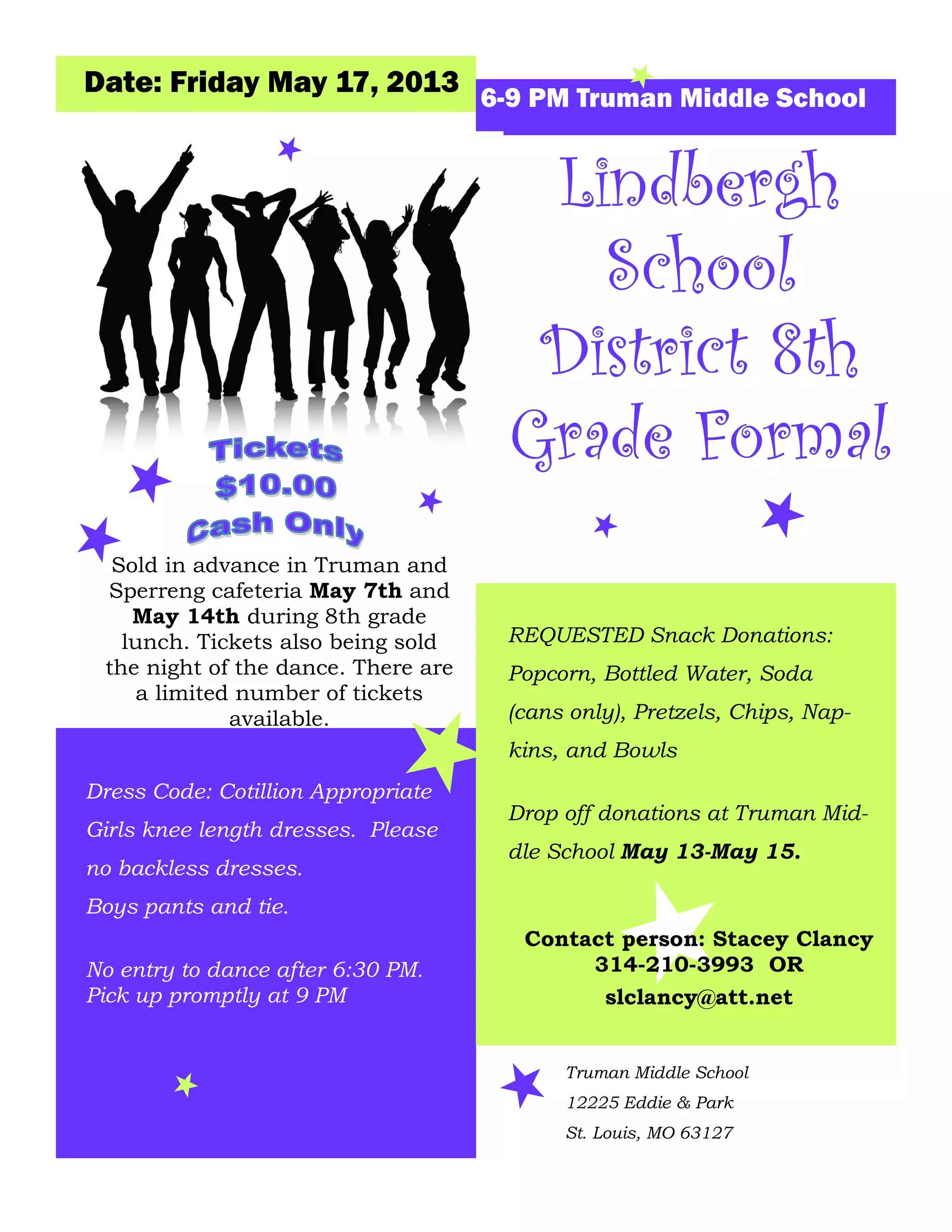 8th grade formal flyer | PDF