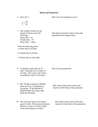 8th grade packet a | PDF