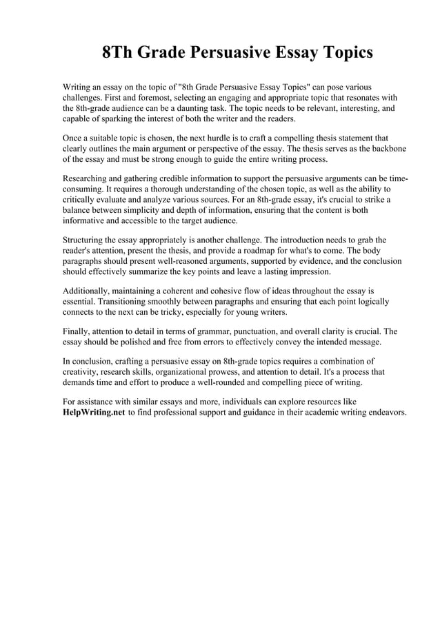 8Th Grade Persuasive Essay Topics.pdf