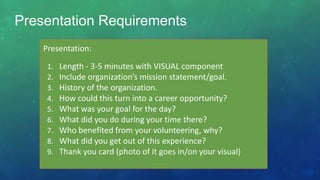 8th grade project slides | PPTX