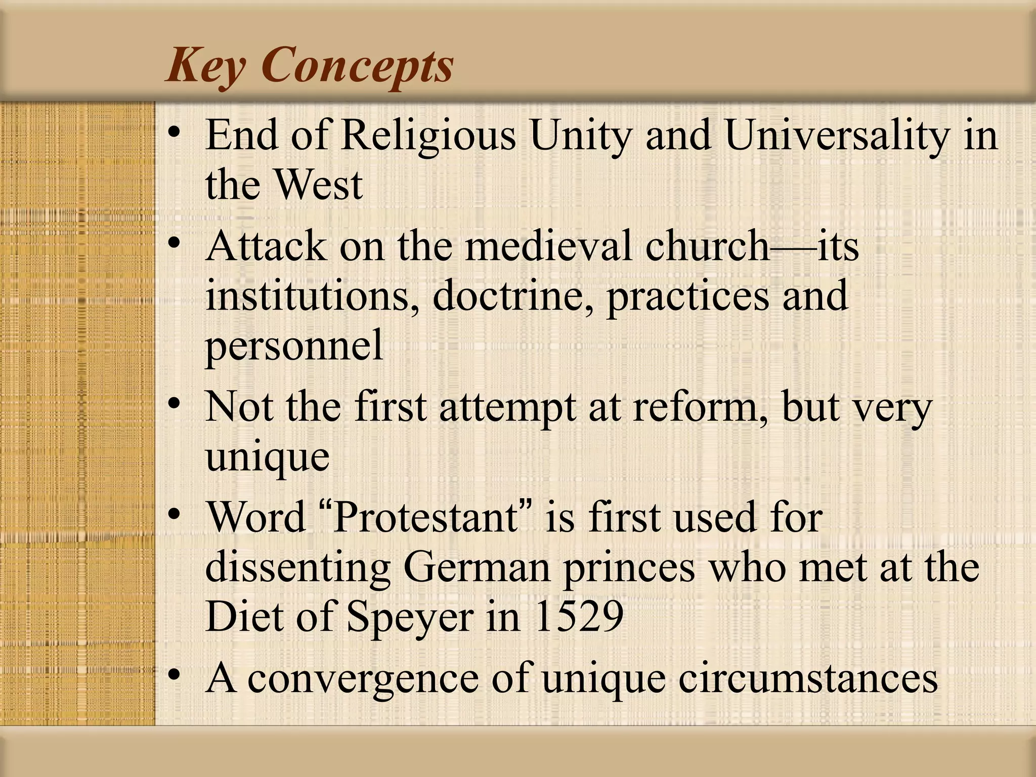 8 th grade reformation | PPT | Christianity | Religion & Spirituality