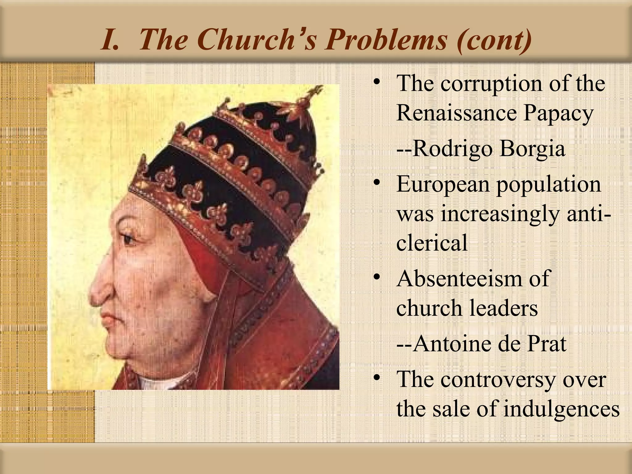 8 th grade reformation | PPT | Christianity | Religion & Spirituality