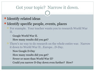 8th grade research | PPT