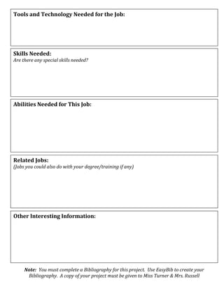 8th grade research graphic organizer | DOCX