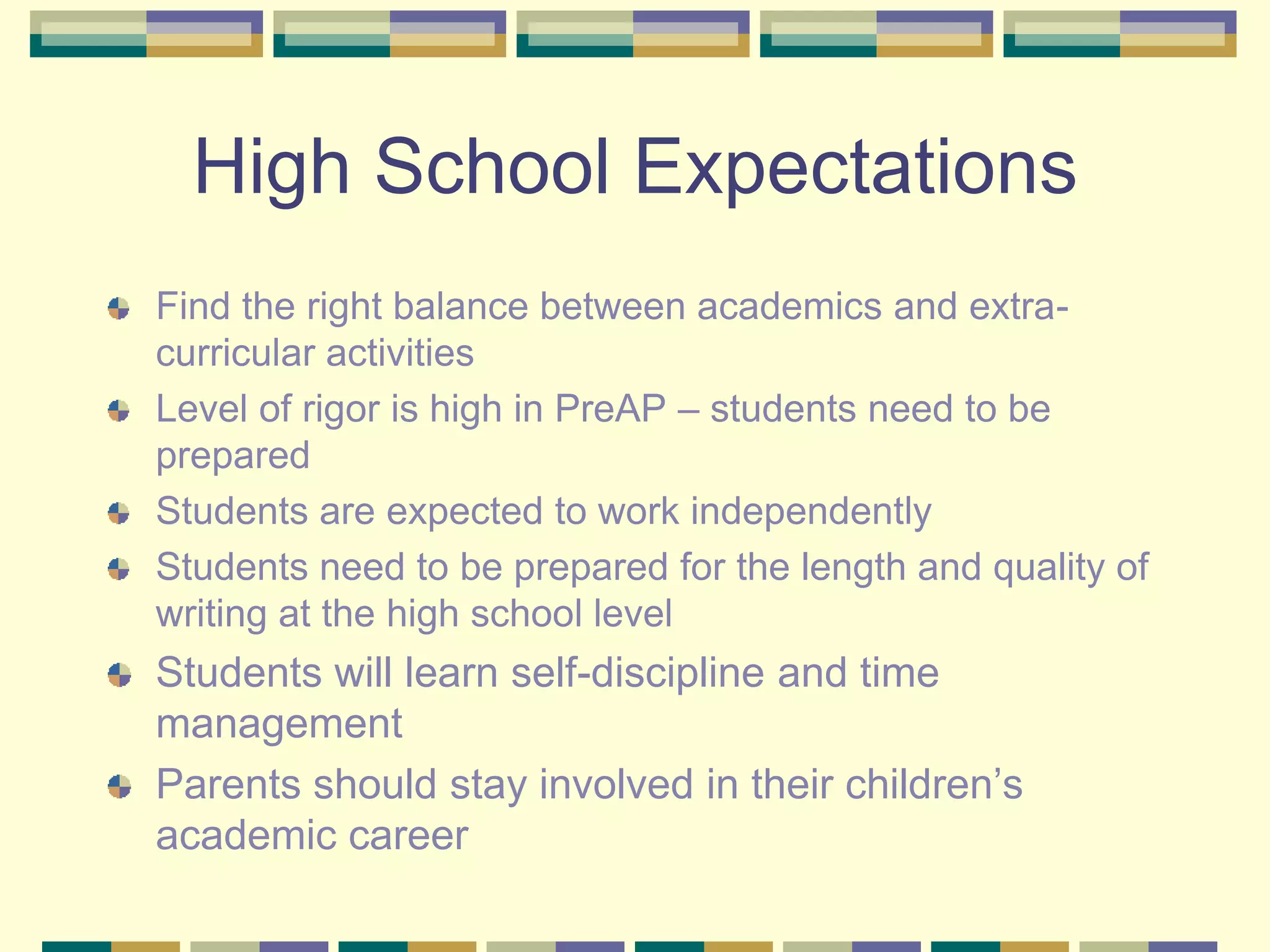 8th graders pre ap presentation | PPT