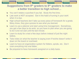 8th graders pre ap presentation | PPT