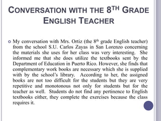 8th grade school materials | PPTX