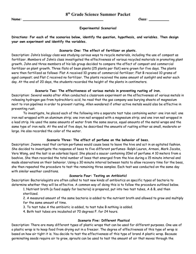 7th Grade Science | PDF