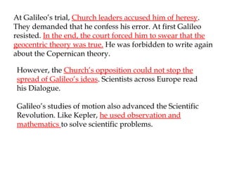 8th grade scientific revolutio | PPT