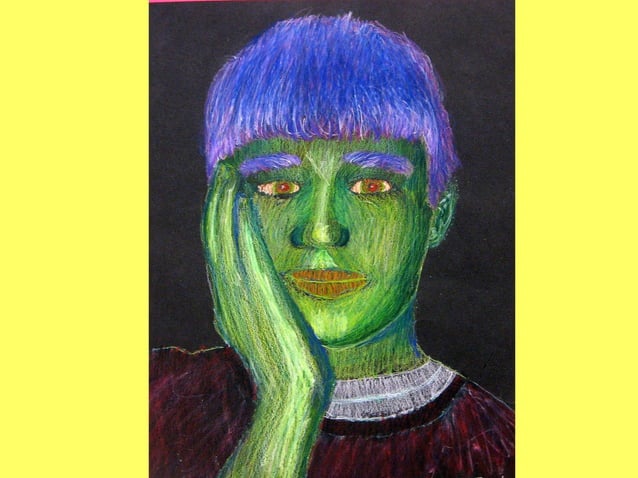 Harrison Middle School 8th Grade Self Portraits | PPT