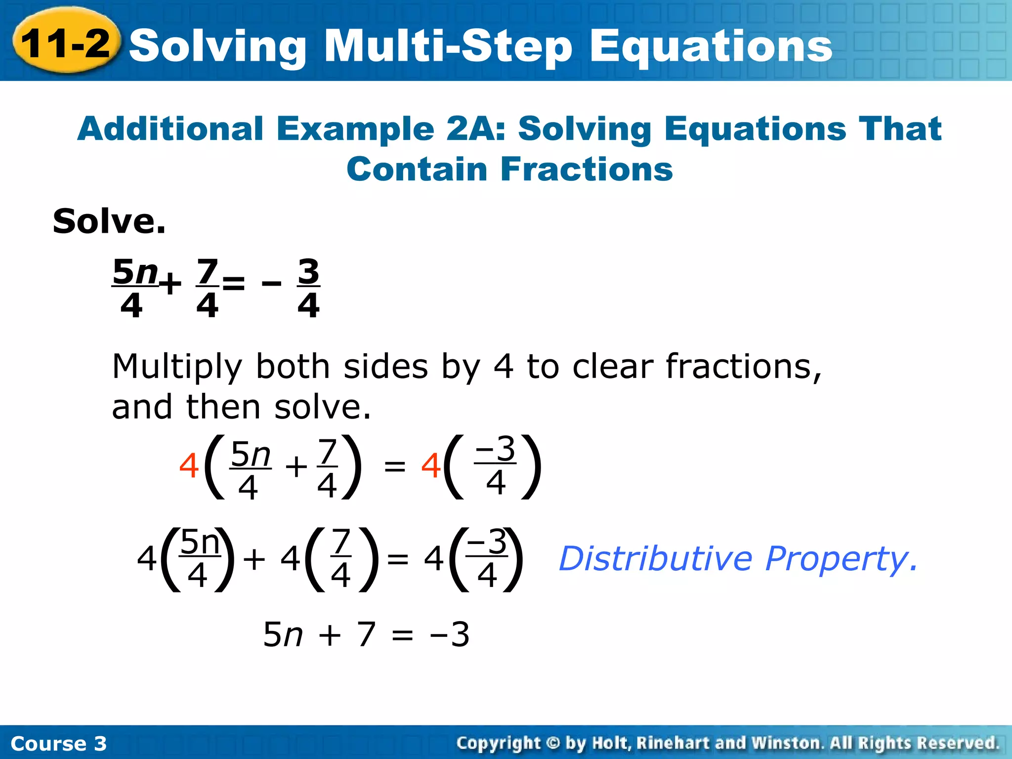 8th grade solving simple equations Practice | PPT