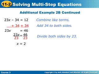 8th grade solving simple equations Practice | PPT