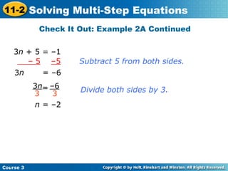 8th grade solving simple equations Practice | PPT