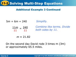 8th grade solving simple equations Practice | PPT