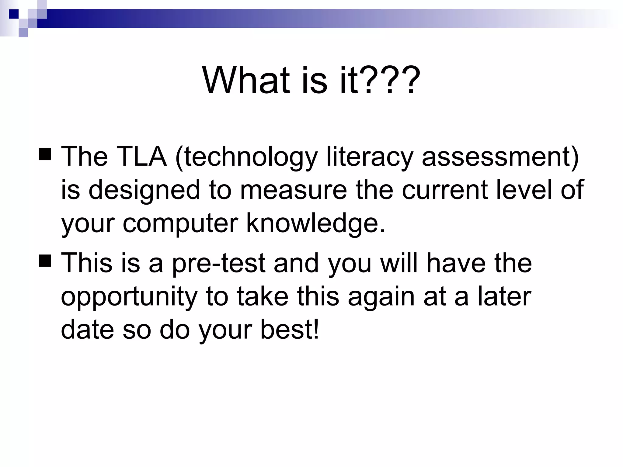 8th grade tech test1 | PPT