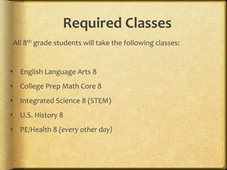 8th Course Selection Pres. | PPTX