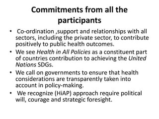 8th health promotion conference | PPTX