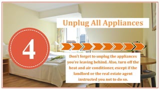 8 things to do before moving out of your home | PDF