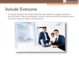 8 things to remember at group interviews | PPT