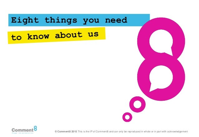 8 things you need to know about us