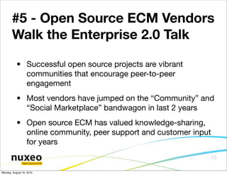 8 things you should know about open source ecm | PPT