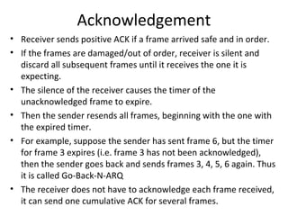 8th lec flow and error control | PPT