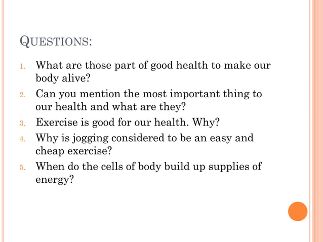 Reading About Health Topic | PPT
