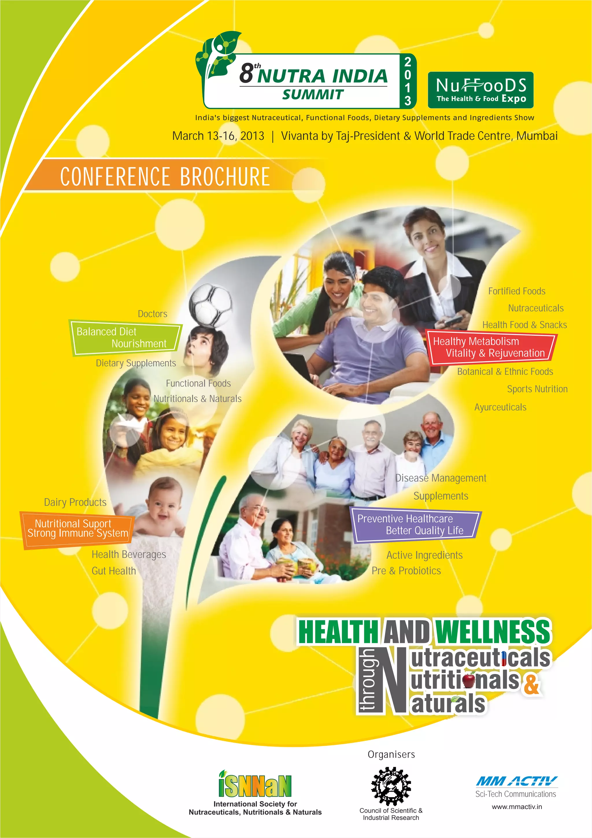 The new 8th Nutra India Summit brochure with the latest updates | PDF