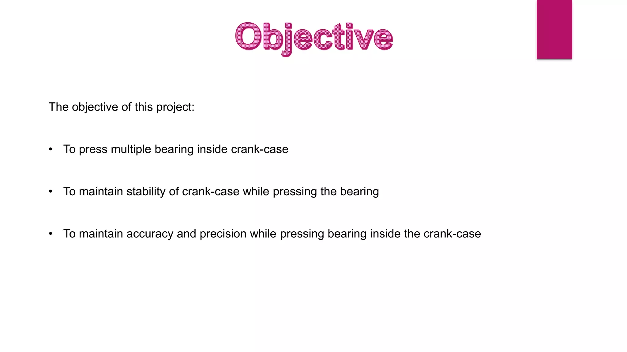 Design Of Fixture For Fixing Bearing in Crank-Case | PPTX