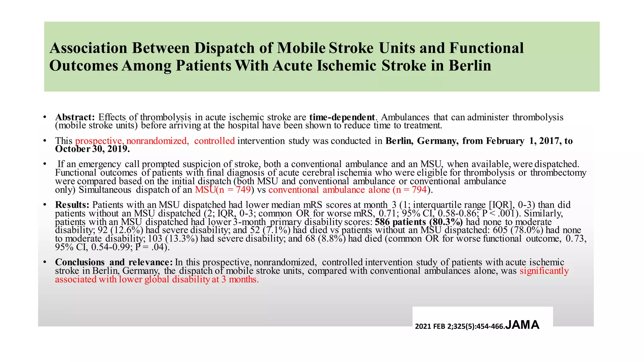 8thpptMOBILE STROKE UNIT IN INDIA FUTURE DIRECTION TOWARDS-1.pdf ...