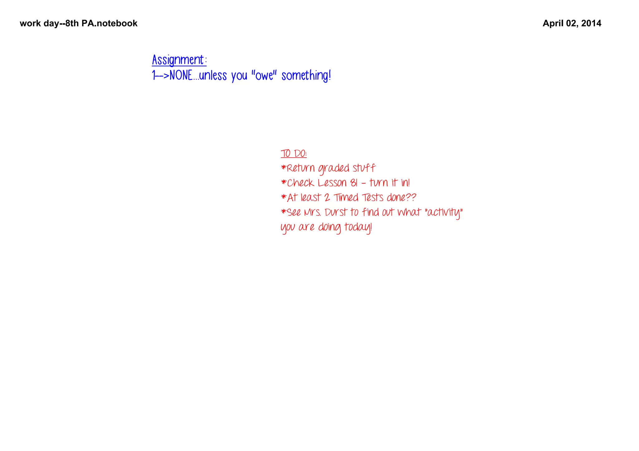 8th pre alg -april2 | PPT