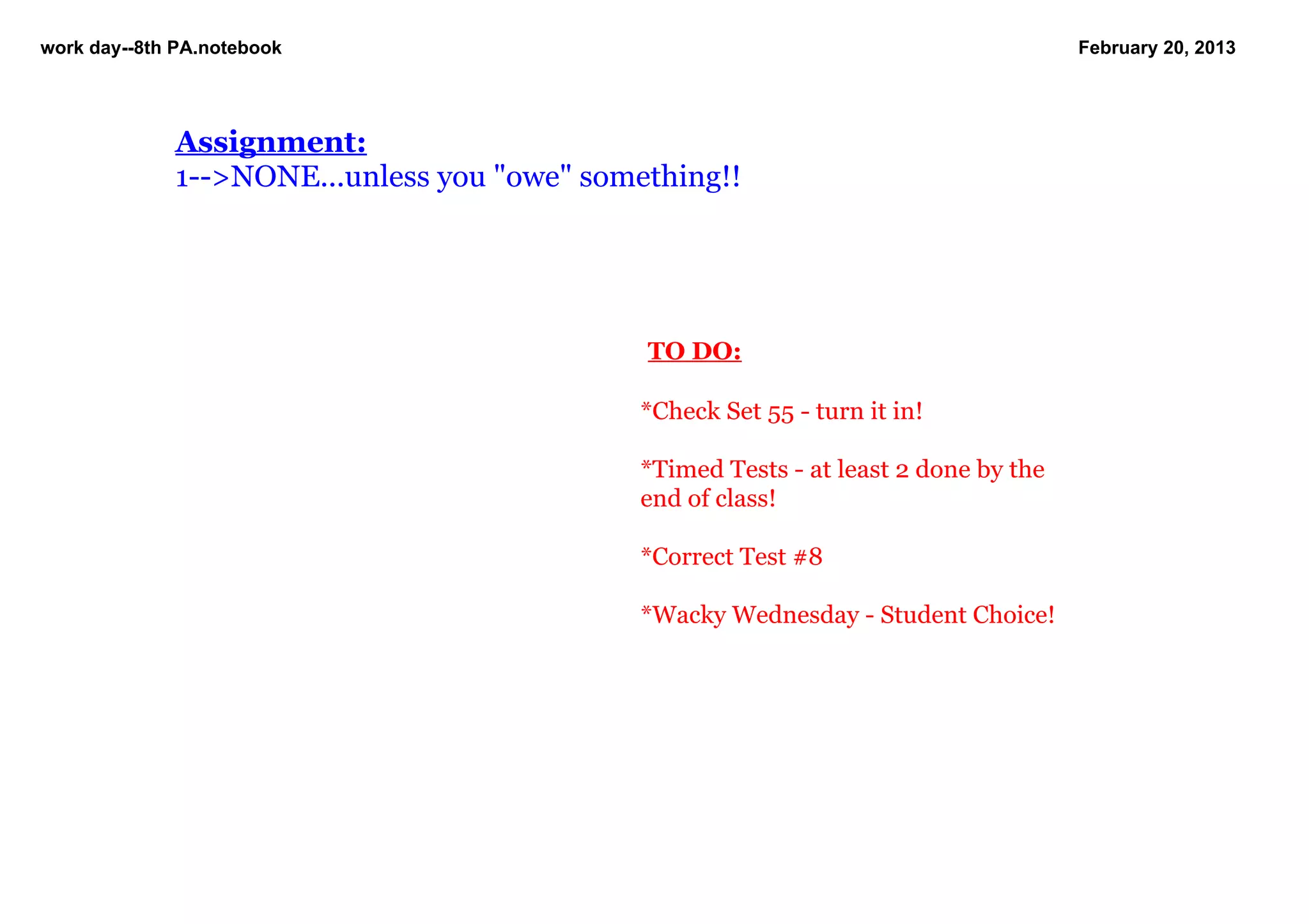 8th pre alg -feb20 | PDF