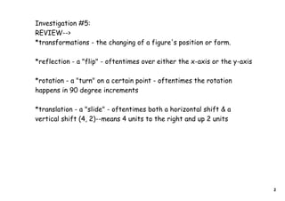 8th PreAlg - Inv5--Jan12 | PDF